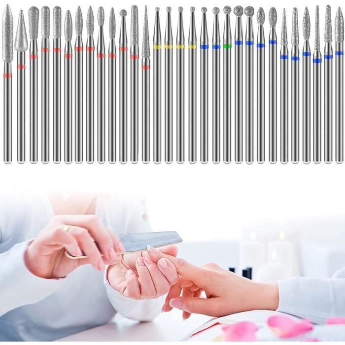 Lot De 30 Embouts De Ponceuse À Ongles Pour Manucure Et Pédicure[n581 ...