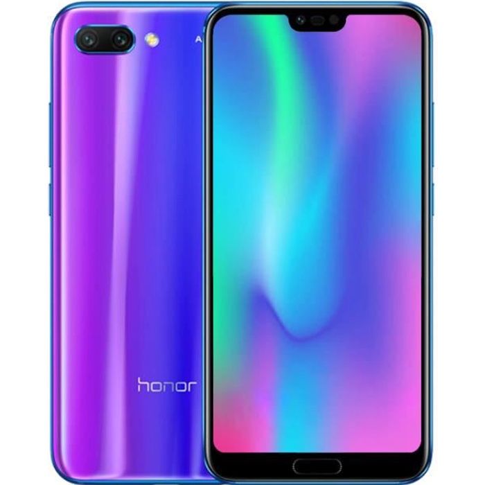 Honor 10 6+64GB AI Photographie Smartphone Bleu - Cdiscount Téléphonie
