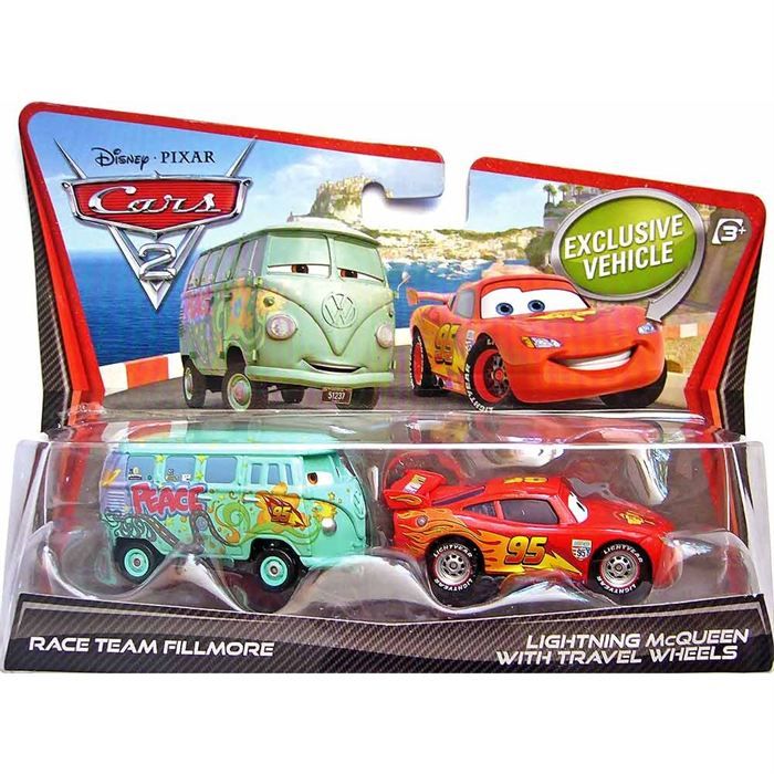 Cars 2 - Lightning Mac Queen et Race team - Cdiscount Jeux - Jouets