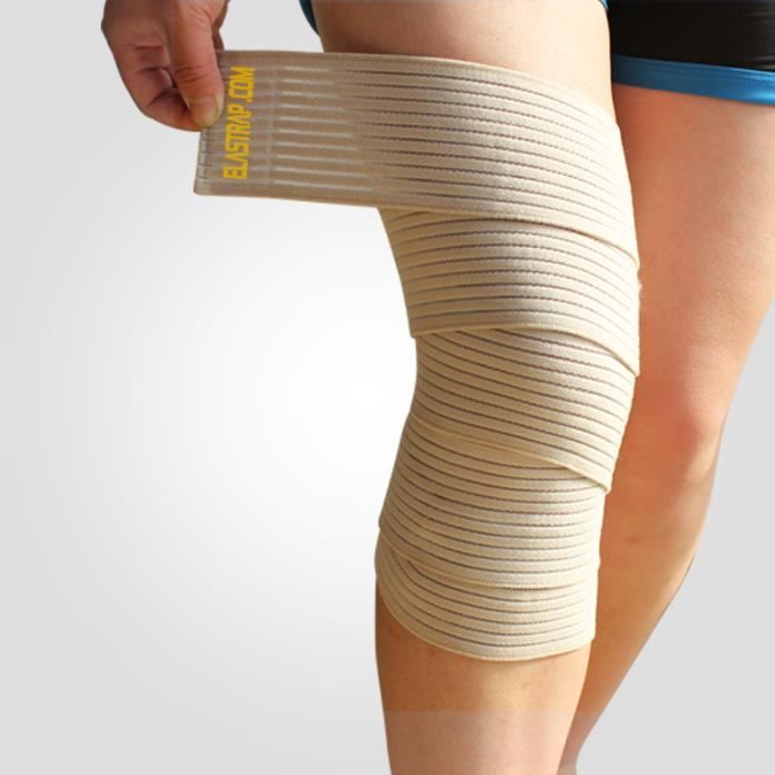 Genouillère de sport Elastrap - Bandage élastique de soutien pour la ...