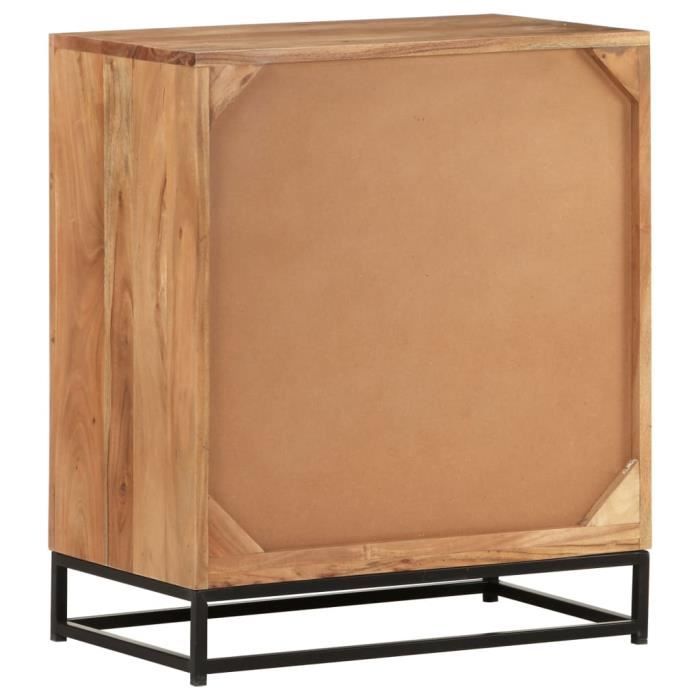 JIM - MEUBLE ENFILADE - Buffet 60x35x70 cm Bois d'acacia massif(5878 ...