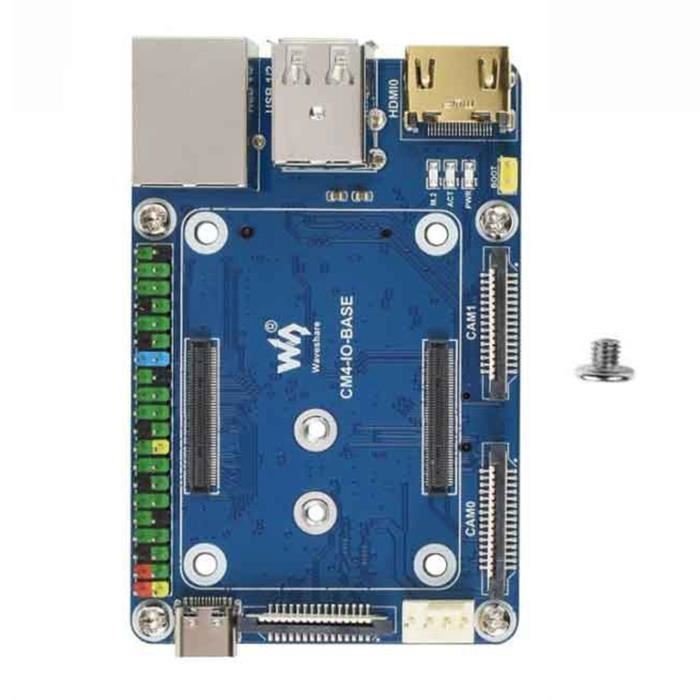 Waveshare Adaptateur de Carte D'Extension 40PIN GPIO CSI-DSI-RTC-FAN ...