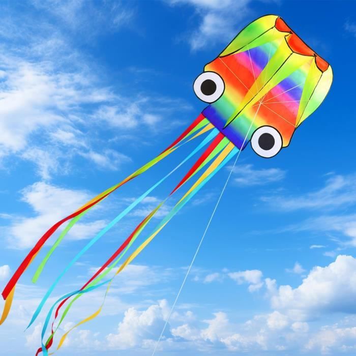 Cerfs-Volants, Darryy Cerf Volant Pieuvre, Grand Cerf Volant Enfant ...