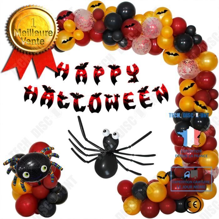 TD® Halloween decoration joyeux halloween chauve souris drapeau fête ...