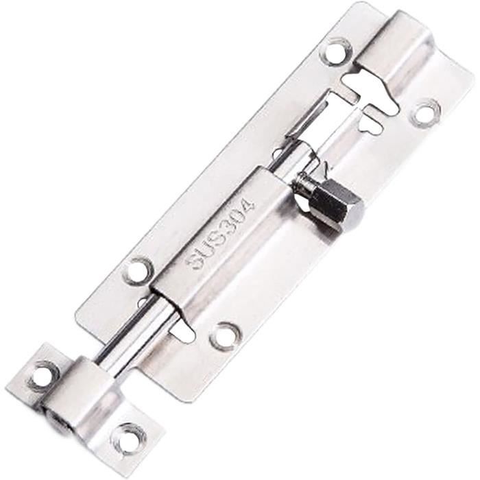 Verrou De Porte D'Entrée Sans Clé, Verrou À Barillet En Acier ...