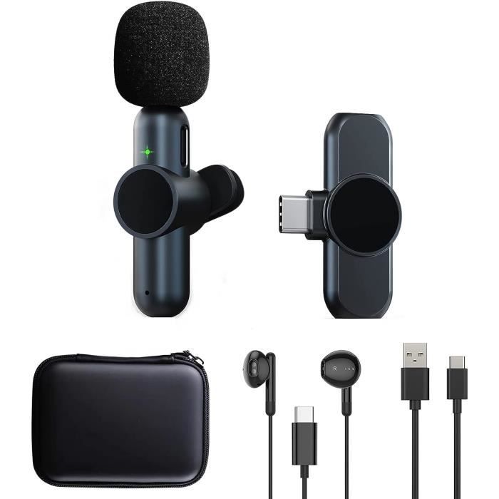 Micro Cravate Sans Fil Pour Smartphone Usb C,2.4Ghz Mini Micro Android ...