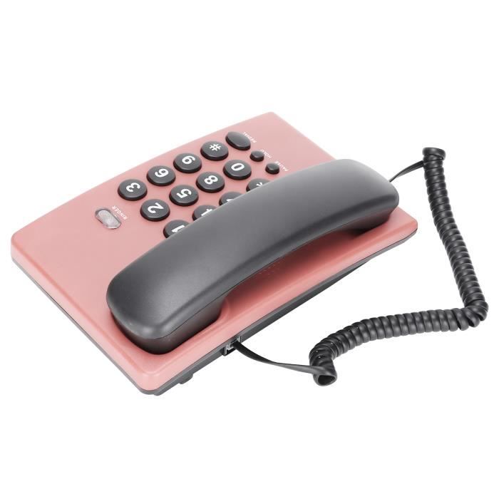 FHE- Téléphone filaire KXT504 téléphone fixe multifonctionnel sans ...