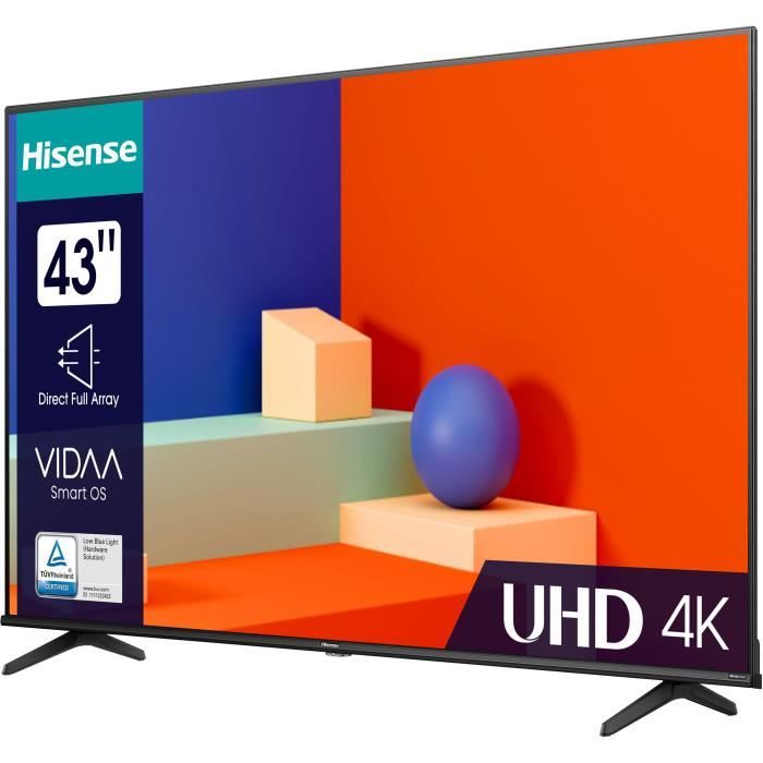 HISENSE 43A6K - TV LED 43"(108cm) - UHD 4K - Dolby Vision - Smart TV ...