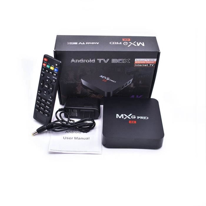 TV Box Amlogic S905X Quad Core 4K Reseau HD STB Android 9.0TV BOX ...