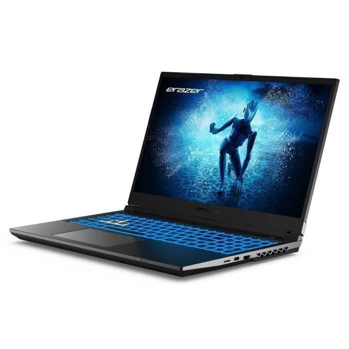 PC portable Gamer- ERAZER- Deputy P60i- 15,6" FHD 144Hz- Core i5-12450H ...
