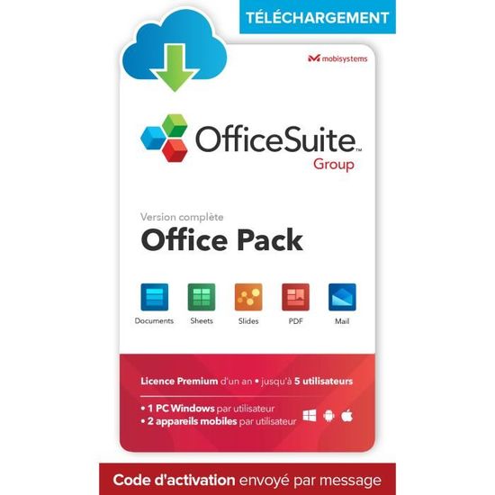 OfficeSuite Group compatible avec Microsoft® Office et avec Adobe PDF pour PC Windows 10, 8, 7 ...