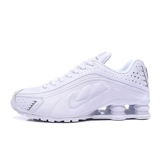 Baskets SHOX R4 Homme Chaussures de Running Blanc Blanc - Cdiscount ...