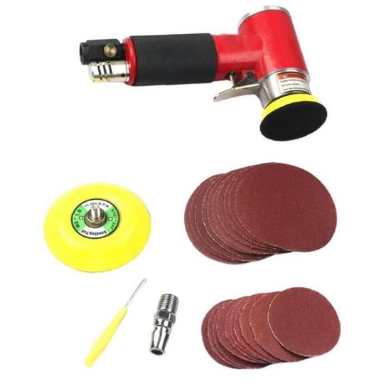 Mini ponceuse d'air orbital, petit kit de ponceuse orbitale aléatoire ...