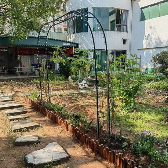 Arche De Jardin En Métal Pour Plantes Grimpantes Treillis Pergola Arche ...