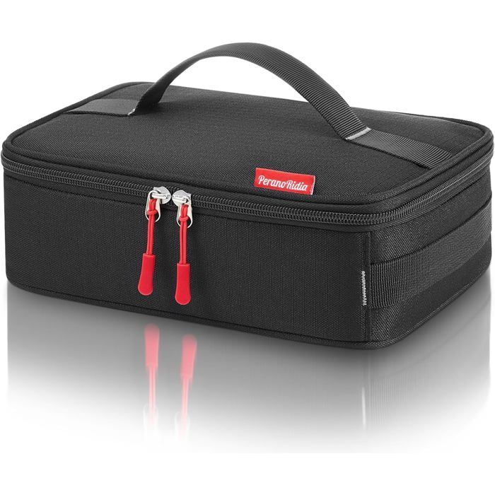 Sac isotherme repas - SUTEO - 4L - 26x18x8 cm - Noir - Isolation ...