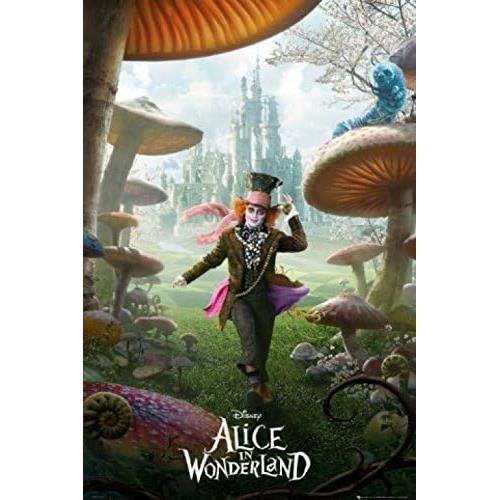 Alice Au Pays Des Merveilles Poster Chapelier Fou Affiche Murale 91X61 ...