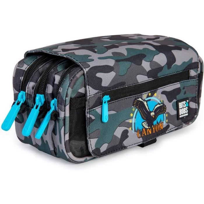 Trousse Scolaire Triple Design Avec Grandes Poches Intérieures Et ...