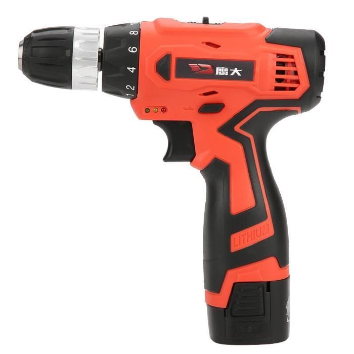 Lanqi Perceuse Électrique Sans Fil 16.8V Li-Ion Batterie Tournevis ...