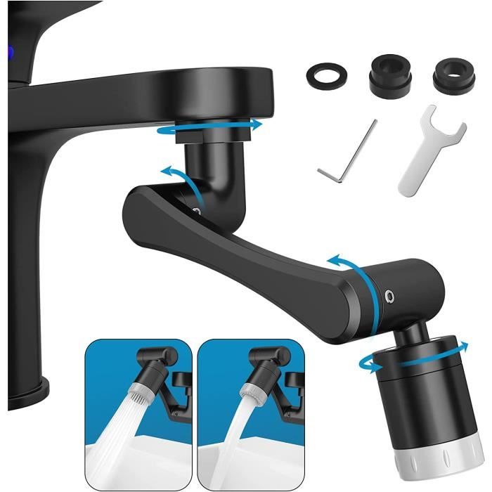AJW-SAMODRA 1440 ° robinet pivotant aérateur robinet fixation du ...