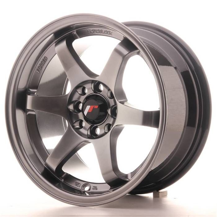 Jante JAPAN RACING JR3 15" x 8" 4x108 4x100 ET 25 Hiper Black-30442608 ...