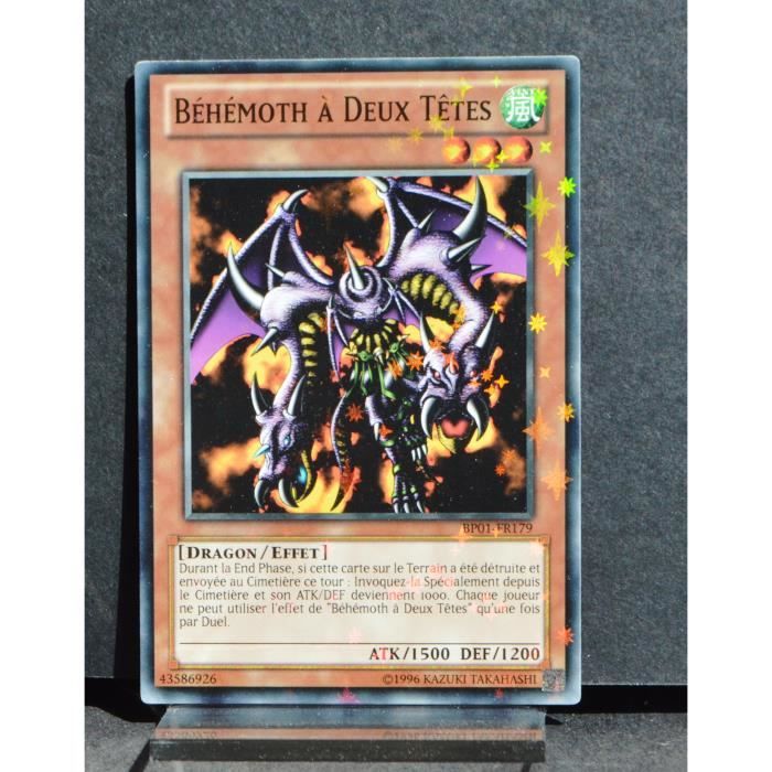 Carte YU-GI-OH BP01-FR179-ST Béhémoth À Deux Têtes NEUF FR - Cdiscount ...