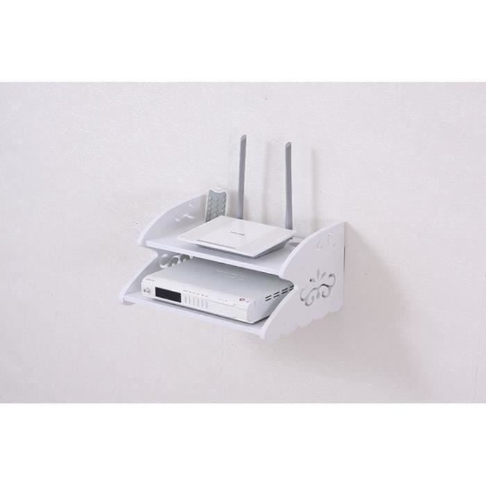 ETAGERE MURALE - ECHELLE ETAGERE Étagère Routeurs 2 niveaux ...