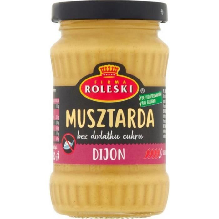 Roleski Musztarda Moutarde de Dijon 175g - Cdiscount Au quotidien
