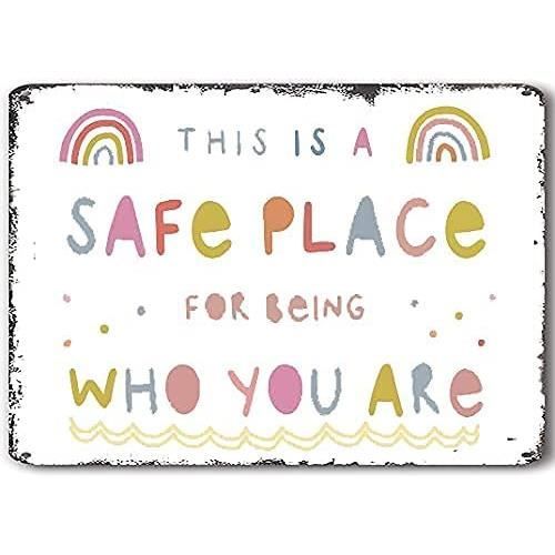 This is a Safe Space Poster Classroom Sign Wall Decoration Safe Place ...