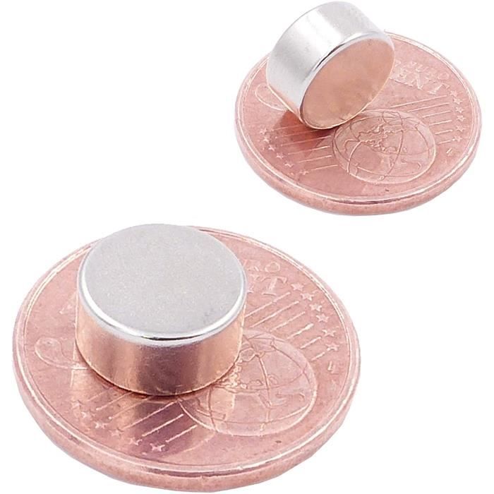 | 10 Mini Aimants Disques 10x5mm | N52 Niveau Le Plus Forte - Aimants ...