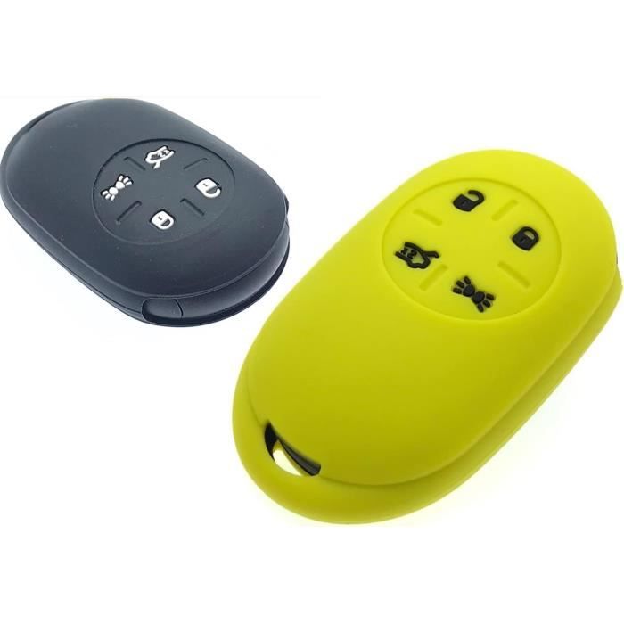 Nordecco Lot De 2 Coques De Clé En Silicone Pour Fiat Électrique 500E ...