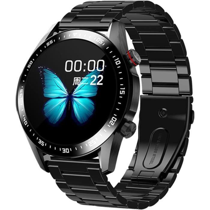 Montre Smart Watch Hommes Bluetooth Appel Plein Écran Tactile Étanche ...