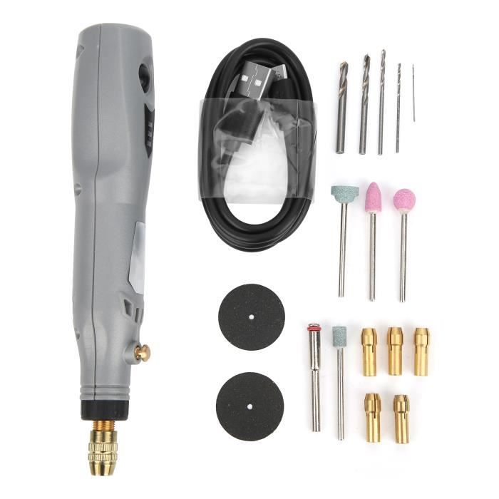 Meuleuse électrique - EJ.LIFE - Mini Drill - 12W - 15000r/min - Outil ...