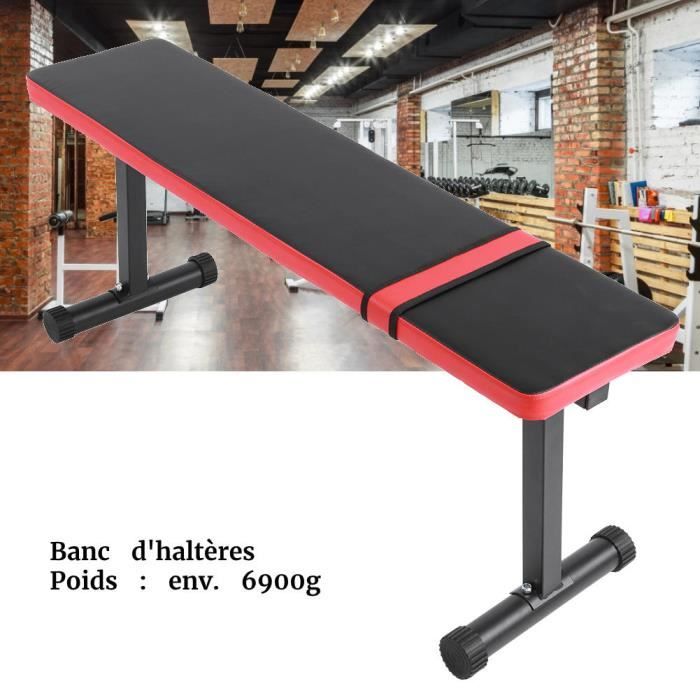 YOS Banc de Musculation - Confortable - pour entraînement avec haltères ...