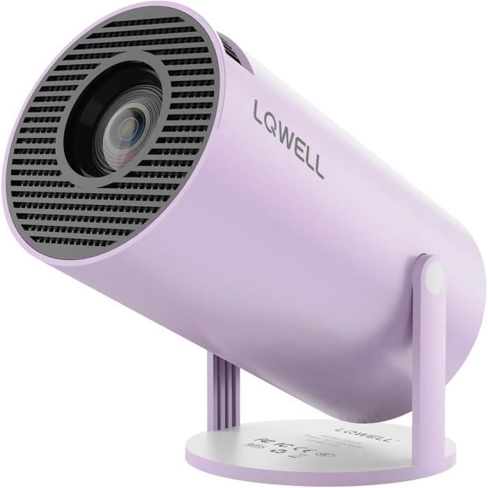 LQWELL Mini Projecteur WiFi 5G2,4G et BT5.0 Violet - Cdiscount TV Son Photo