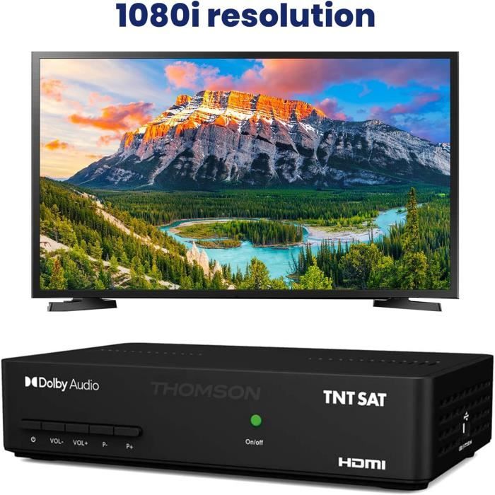 Récepteur TNT - THOMSON - THS 806 - HD - DVB-S2 - HDMI, Péritel, USB - Cdiscount TV Son Photo