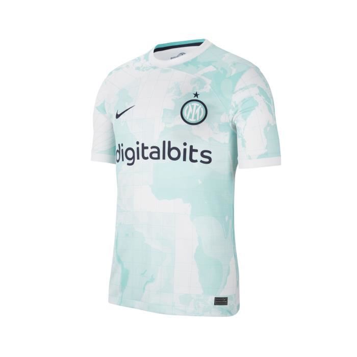 Maillot Inter Milan Extérieur 2022/2023 Vert/Blanc 100 % Polyester ...