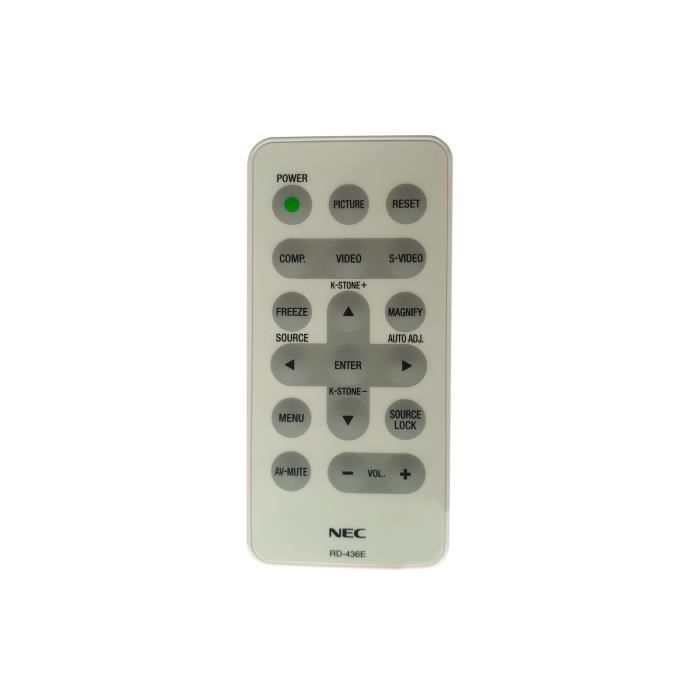 Télécommande Original RD-436E, 79TC1021 pour NP100, NP100+, NP115, NP200+, NP210+, NPL50W, NP ...