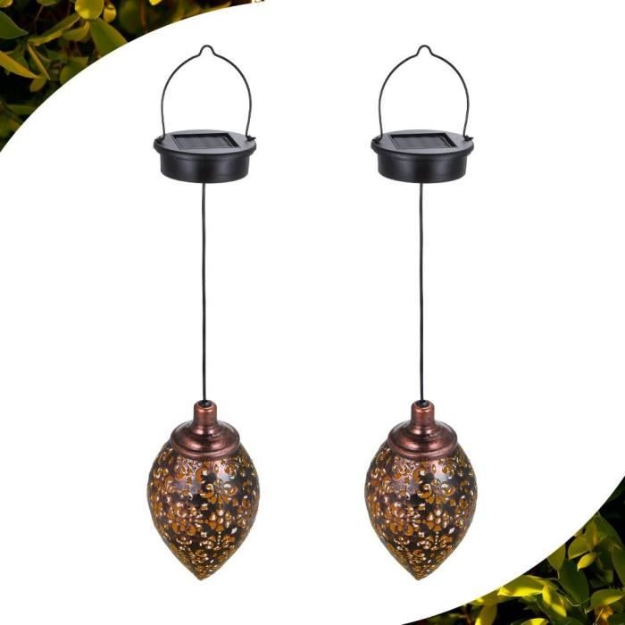 Lanterne Solaire pour Extérieur,2 Tomshine Lanterne de Jardin,Lanterne ...