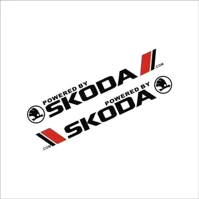 Autocollants décoration pour voiture stickers de porte pour Skoda ...