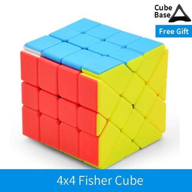 CASSE-TETE,4x4 Fisher--Cube magique de pêcheur, axe de moulin à vent, Mastermorphix, 4x4, 4x4x4 ...