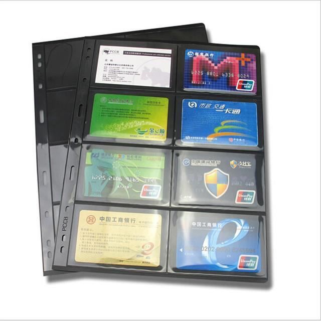 Album photo,8 Grid--Timbres-poste Double Face En Pvc, Lot De 10 Pièces ...