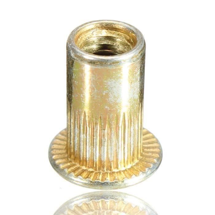 Ecrou Rivetage Rivet Nut Steel Filetés Acier Insert M3 M4 M5 M6 M8 M10 ...