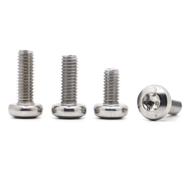 VIS,M1.6 50pcs-3mm--Vis à Six lobes Torx en acier inoxydable 304 A2 70, vis à tête cylindrique ...