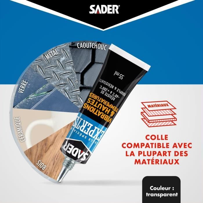 Colle Vibrations et Hautes Températures – Colle Souple Extra Forte ...