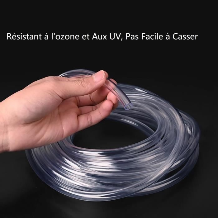 Tuyau Pvc Tube 3Mm X 4Mm 16 Mètres, Tuyauterie Flexible Tube De Pvc ...