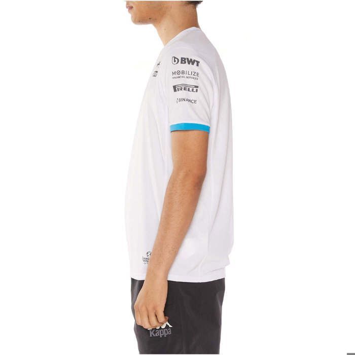 T-shirt Kappa Abolim BWT Alpine F1 Team Officiel Formule 1 Blanc ...