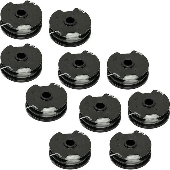 Lot De 10 Bobines Pour Coupe-Bordures Sans Fil Parkside Prta 20 Li C3 Ian351753 Tondeuse Sans ...
