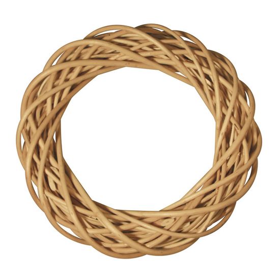 Couronne en osier, pelée, ø 25cm x 6cm, {couleur} - Cdiscount Maison