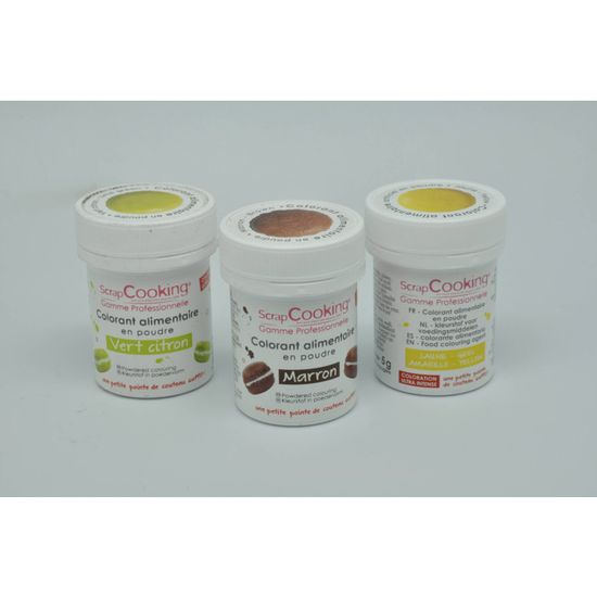 Colorants alimentaires (artificiel) Vert jaune marron - Cdiscount Au ...
