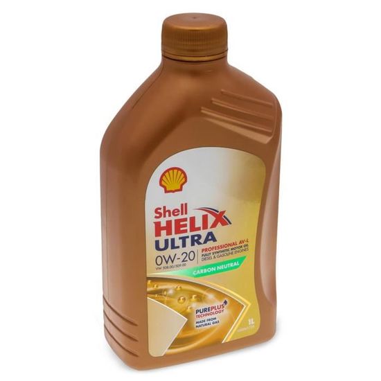 1 Litre Original Shell Helix Ultra Prof. AV-L 0W20 Huile 550048040 Acea ...